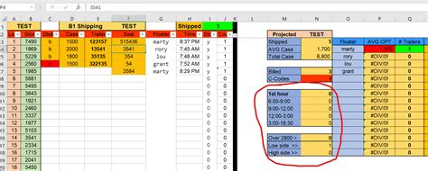 trouble referencing cells with time r excel