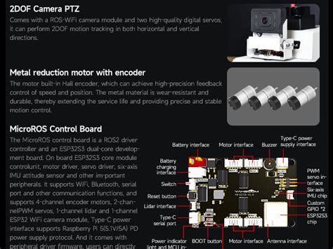Mua Microros Robot Robot Kit Ros2 Artificial Intelligence 3d Slam