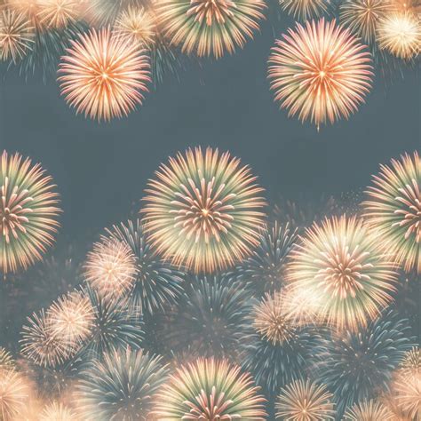 Premium Ai Image A Seamless Pattern Of Fireworks