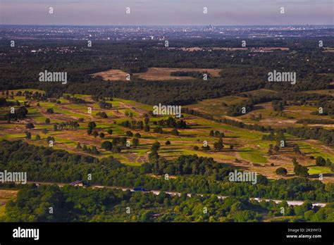 Aerial Views Over The Courses Of Walton Heath Golf Club Venue For The