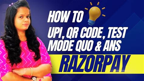 Razorpay Payment Gateway UPI QR Code Test Api Keys Que Ans Razorpay Infysky Razorpay