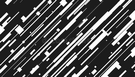Diagonal Abstract Lines Glitch Pattern Stock Vector Illustration Of