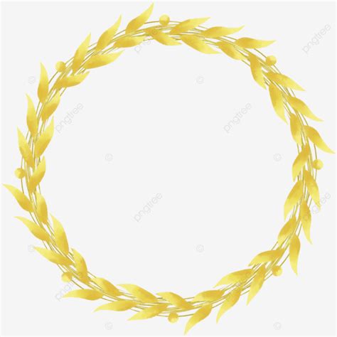 손으로 그린 귀여운 노란색 황금 쌀 식물 화환 그림 손으로 그린 벼 화환 Png 일러스트 및 Psd 이미지 무료 다운로드 Pngtree