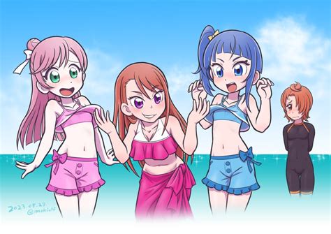 Sora Harewataru Nijigaoka Mashiro Hijiri Ageha And Yuunagi Tsubasa