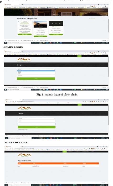 Figure 1 From Block Chain Based On Real Estate Market Semantic Scholar