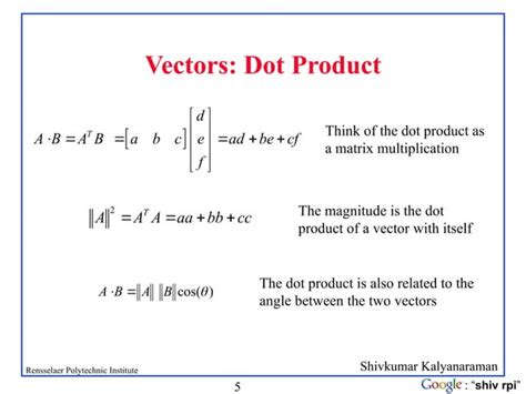 Linear Algebra Primer Linear Algebra Primer Ppt