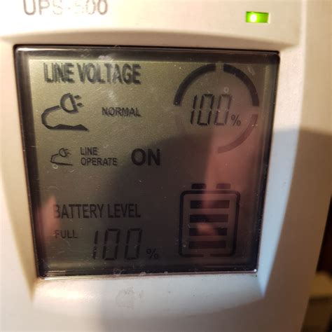 UPS SENDON 500 CON VISOR LCD y BORNERA En vez de dar 220v da 255v ...