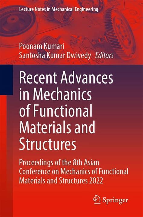 Lecture Notes In Mechanical Engineering Recent Advances In Mechanics Of