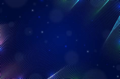 Premium Vector Gradient Particle Wave Background