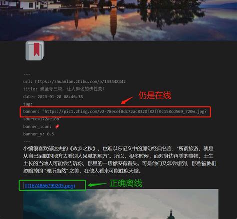 Obsidian 自动导出全文和 Asset 时，banner 没有转为离线 · Issue 5093 · Kenshin