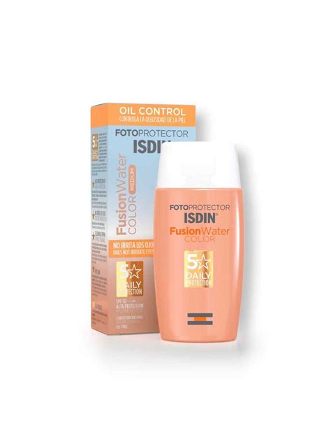 Fotoprotector Fusion Water Color SPF 50 50 Ml Isdin Dermatodo