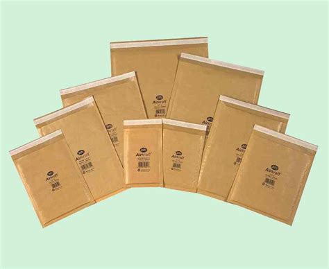 پاکت پستی عمده Envelope لمینت حباب دار ساده رنگ نخودی زرد آراد برندینگ