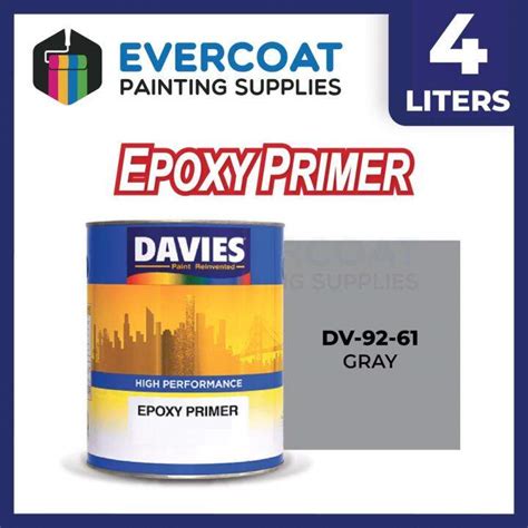 Davies Epoxy Primer Gray 4 Liters Lazada Ph