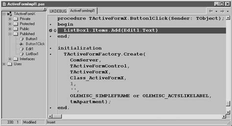 dr bob s activex programming files featuring debugging activeforms