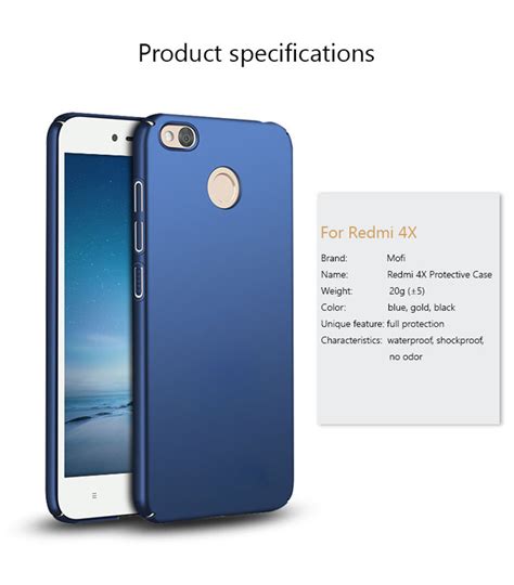 MOFi Protective Back Cover Hard Case For Xiaomi Redmi 4X