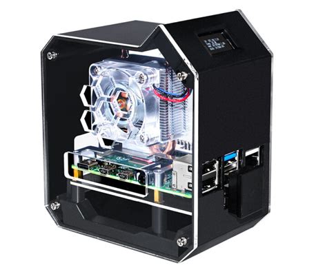 60 raspberry pi mini tower nas kit takes one m 2 sata ssd cnx software