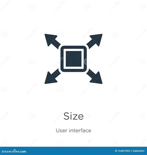 Size Icon Vector Trendy Flat Size Icon From User Interface Collection
