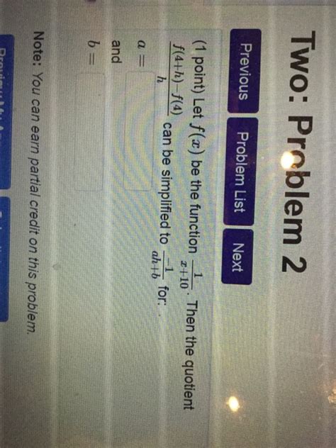 Solved Let F X Be The Function X Then The Quotient Chegg Com