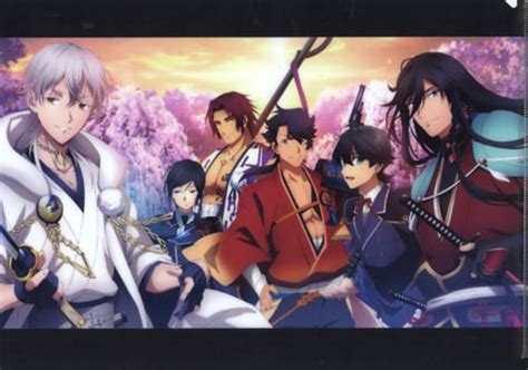 駿河屋 単品 集合 A4クリアファイル 「活撃 刀剣乱舞 描き下ろしイラストタペストリーセット」（クリアファイル）
