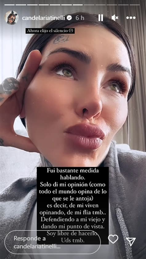 Cande Tinelli Explicó Por Qué Habló De La Relación De Su Papá Con