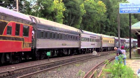 Amtrak Extra On Pan Am Railway Private Passenger Cars Aaprco Youtube