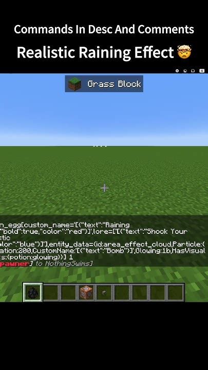 commands in desc and commands shorts minecraft viral meme memes
