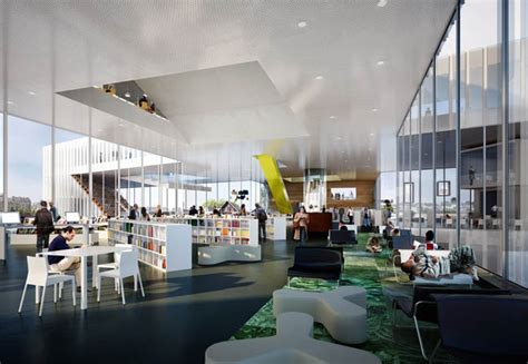 Oma Wint Competitie Bibliotheek Caen Frankrijk Architectuur Org