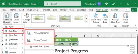 How To Add Axis Titles In Excel
