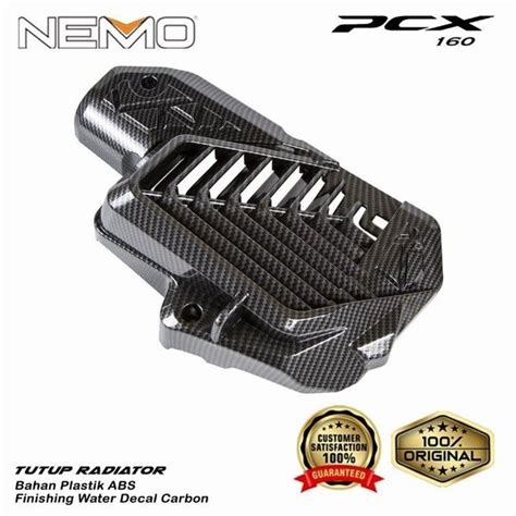 Jual Cover Tutup Radiator Carbon Honda Pcx 160 New NEMO Original Di