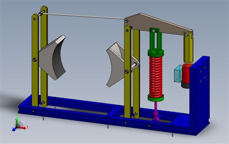 起重机制动系统（电动液压操作制动器）solidworks 2011模型图纸下载 懒石网