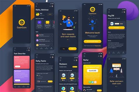 Reward App Ui Kit Diseño De App Disenos De Unas