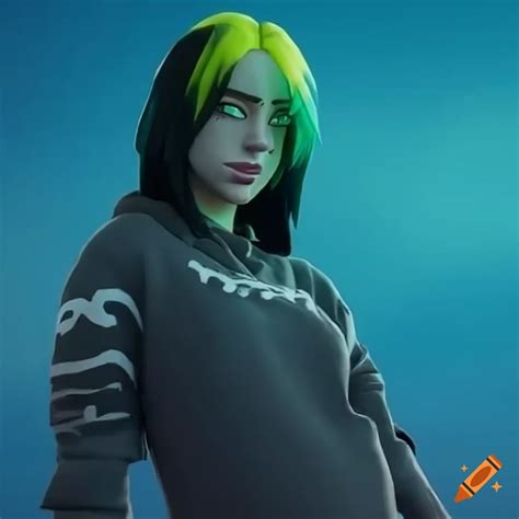 Billie Eilish Fortnite Skin On Craiyon