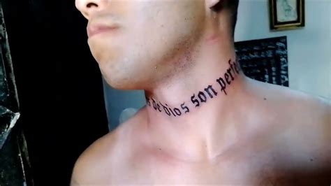Palabras Tatuajes En El Cuello Para Hombres