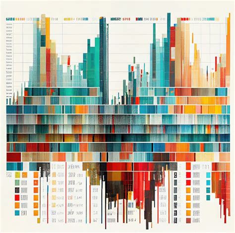 abstract graph visualization of financial data and stock markets