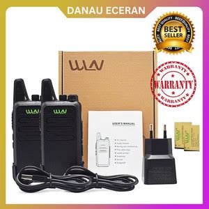 Promo WLN KD C1 Mini Radio Handy Talkie UHF Radio Two Way Ht KDC1 WLAN