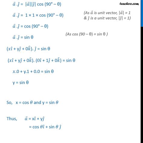 Example 26 Write All Unit Vectors In XY Plane Class 12 Vector