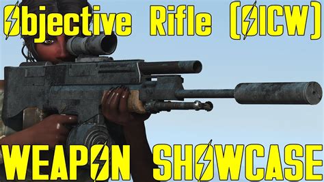 Fallout 4 Objective Rifle Oicw Weapon Mod Showcase Youtube