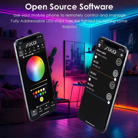 Wled Lichtstreifen Controller Esp32 Led Controller Schwarz On Onbuy