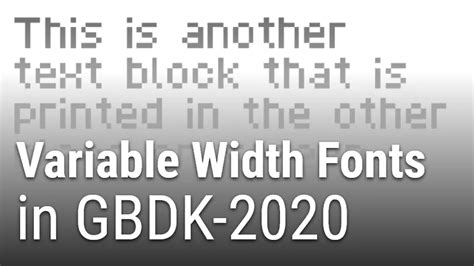 Adding Variable Width Fonts To Your Gbdk 2020 Game Larold S Retro Gameyard