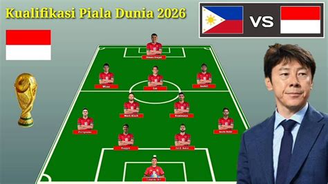 Dengan Formasi 4 2 3 1 Prediksi Line Up Filipina Vs Indonesia