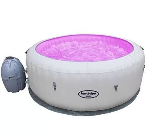 Lazy Spa Inflatable Hot Tub Jacuzzi Lay Z Spa Paris Portable 4 6 Person