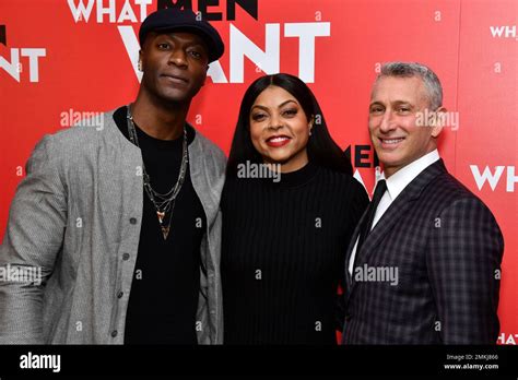 Aldis Hodge From Left Taraji P Henson And Adam Shankman Attend A