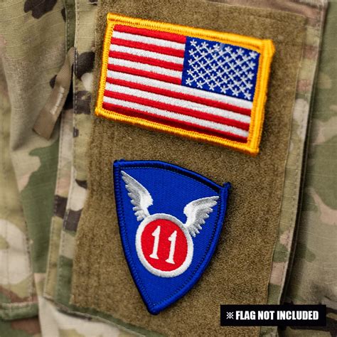 Army 11th Airborne Division Patch Full Color With Velcro