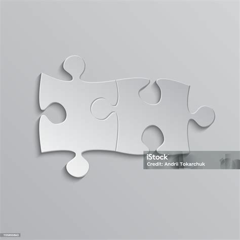 두 퍼즐 조각 또는 부분을 분리 합니다 기호 부부 함께 사랑 결혼식 개체 그룹에 대한 스톡 벡터 아트 및 기타 이미지 개체 그룹 공란 교육 Istock