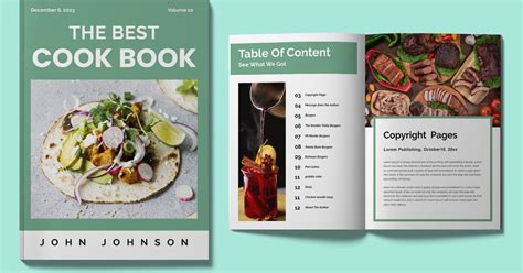 Cookbook Print Templates Ft Cook And Cooking Envato
