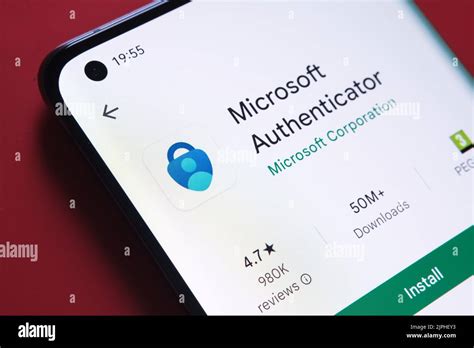 Microsoft Authenticator App Fotos Und Bildmaterial In Hoher Auflösung
