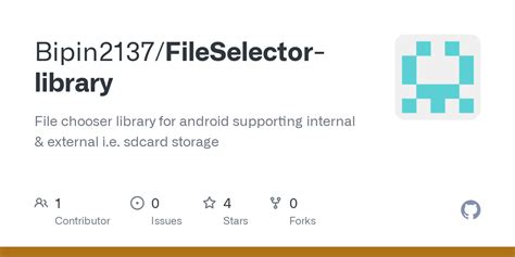 Github Bipin2137fileselector Library File Chooser Library For