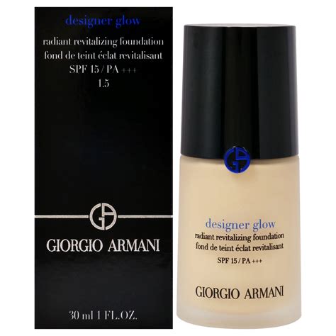 Giorgio Armani Designer Glow Radiant Revitalizing Foundation SPF 15