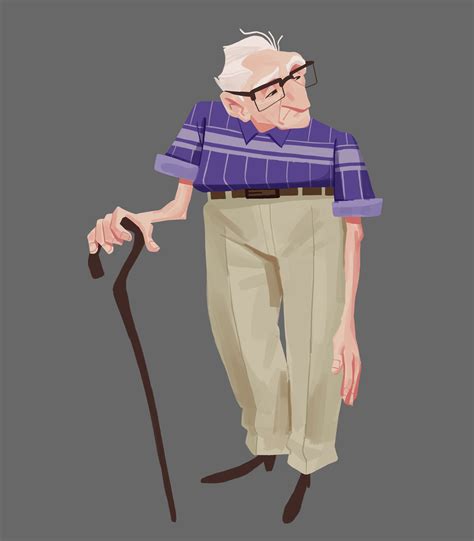 Artstation Old Man Kevin Gnutzmans Character Design Illustration