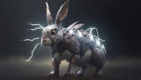 Premium Photo Robotic Rabbit